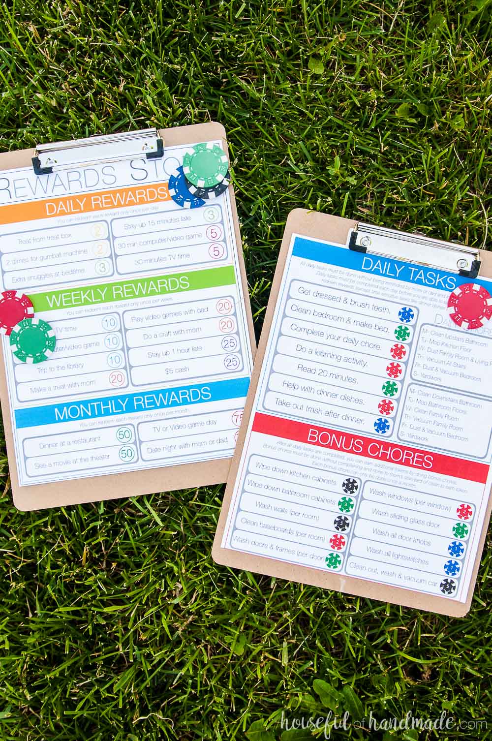 Printable Kids Chore System that Works • Crafting my Home