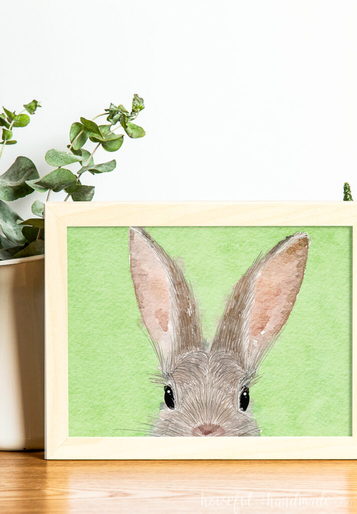 The Cutest Printable Bunny Art • Crafting my Home