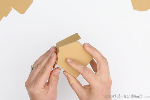 Gingerbread House Napkin Rings & Place Card Holders {7 Days of Paper ...