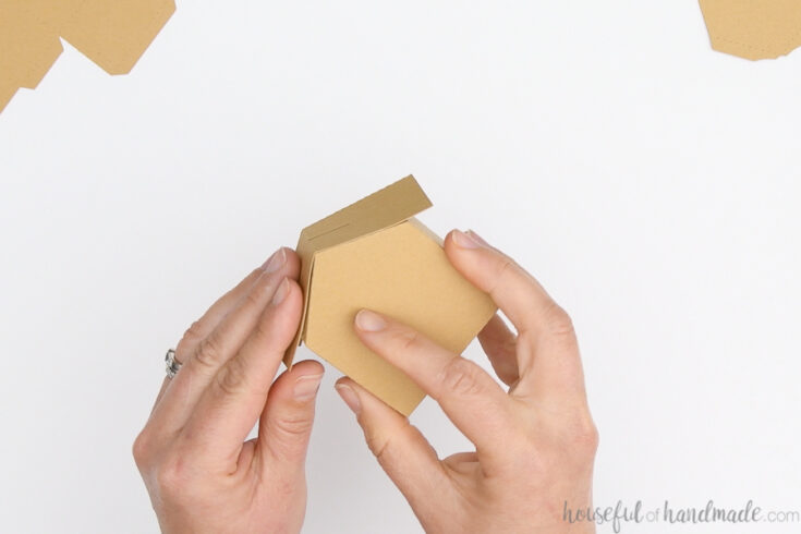 Gingerbread House Napkin Rings & Place Card Holders {7 Days of Paper ...