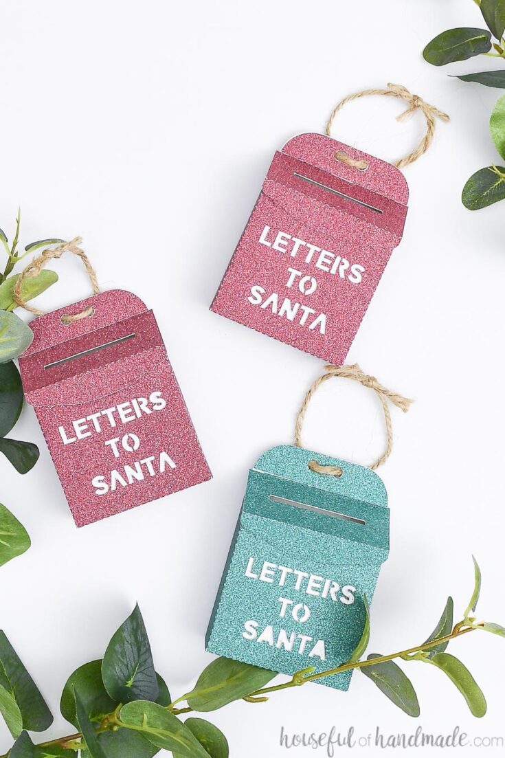 Letters to Santa Mailbox Ornament {7 Days of Paper Christmas Decor ...