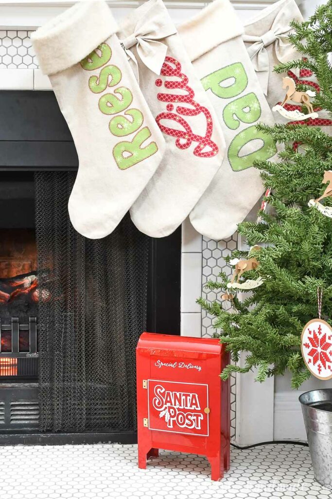 DIY Santa Mailbox from Cereal Boxes • Crafting my Home