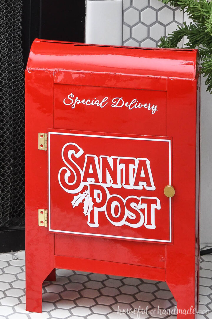 DIY Santa Mailbox from Cereal Boxes • Crafting my Home
