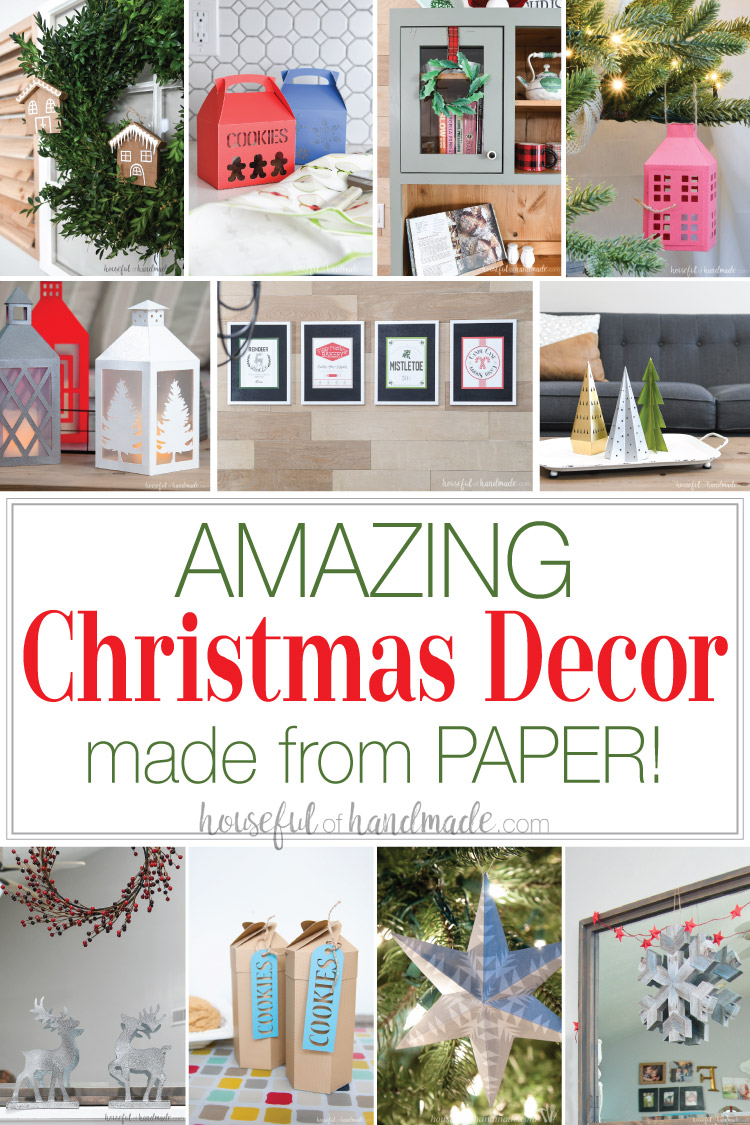 19 Amazing Paper Christmas Decor Ideas • Crafting my Home