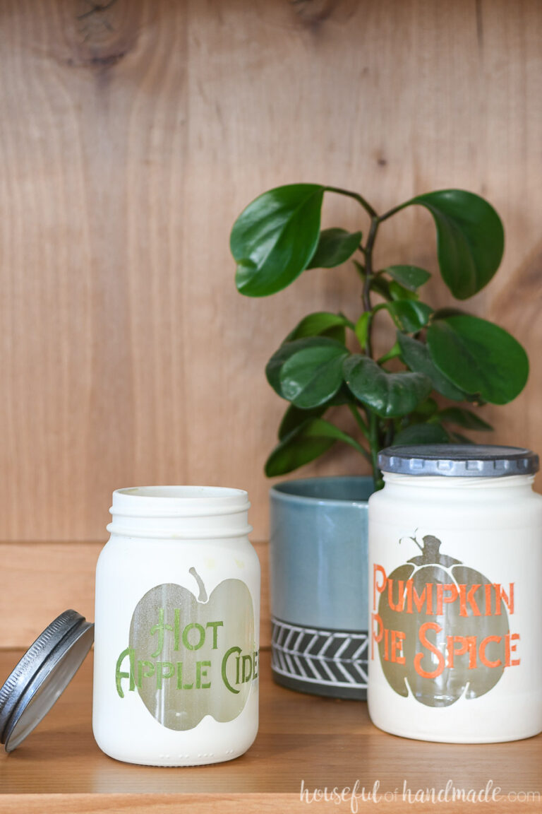 Fall Kitchen Canisters {5 Days of Pumpkin Crafts} • Crafting my Home