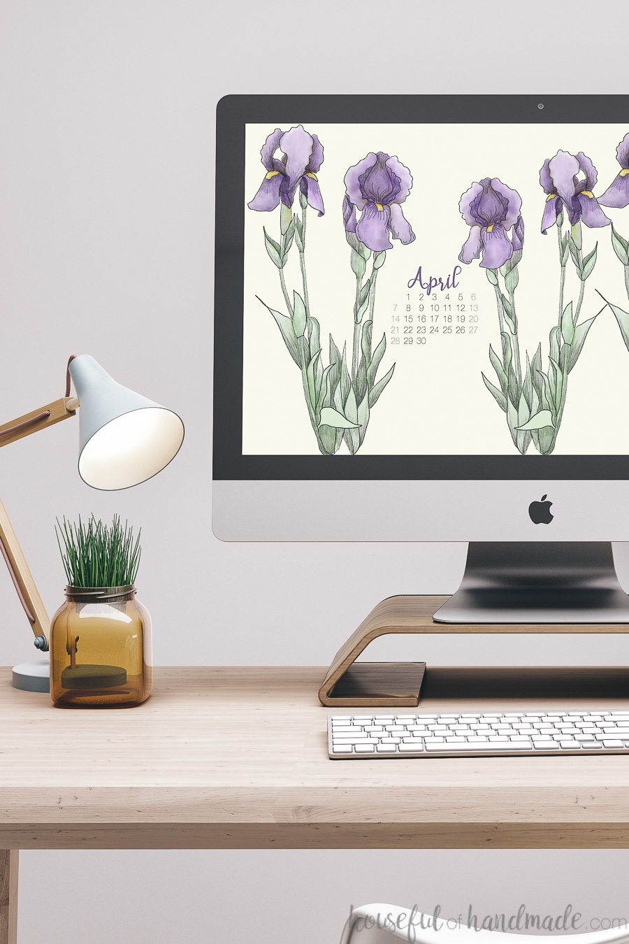 Free Digital Wallpaper for April • Crafting my Home