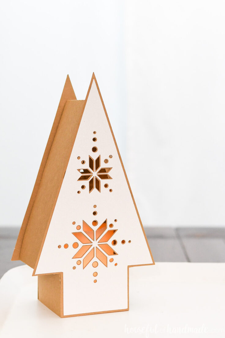 7 Days of Paper Christmas Decor: Nordic Christmas Tree Lanterns