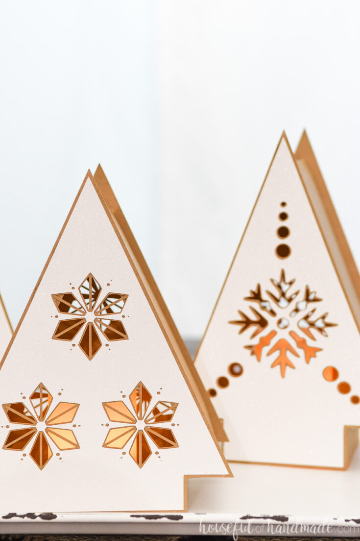 7 Days of Paper Christmas Decor: Nordic Christmas Tree Lanterns