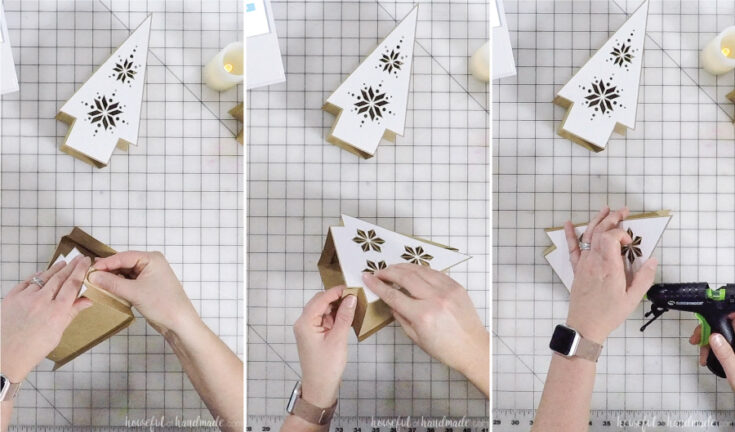 7 Days of Paper Christmas Decor: Nordic Christmas Tree Lanterns