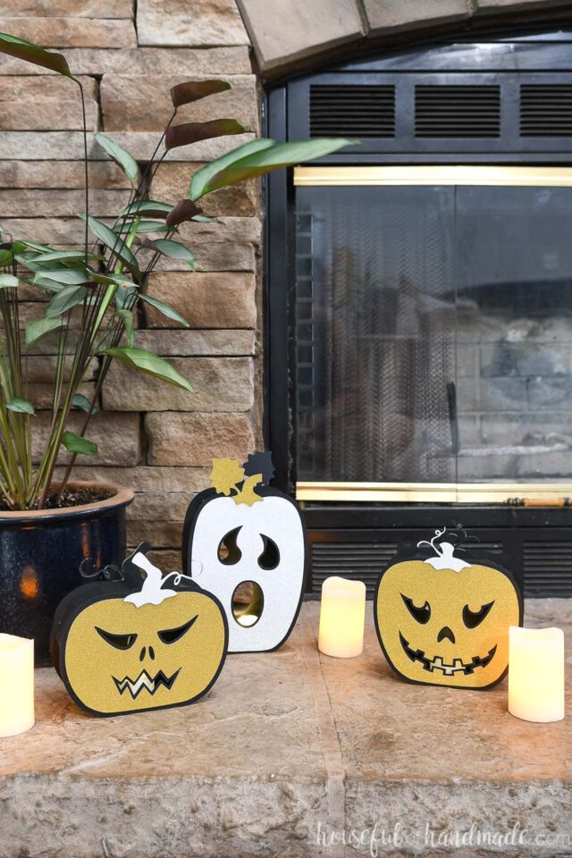 Paper Jack-O-Lanterns {5 Days of Pumpkin Crafts} • Crafting my Home