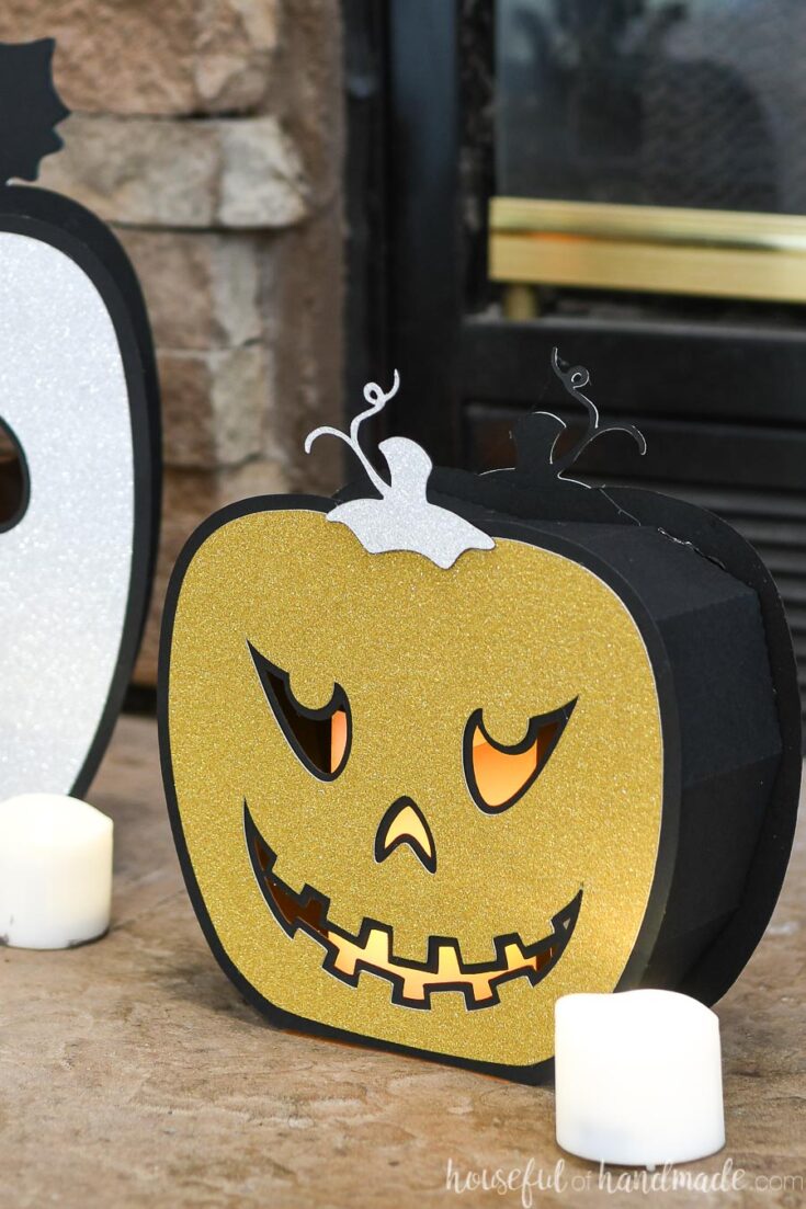 Paper Jack-O-Lanterns {5 Days of Pumpkin Crafts} • Crafting my Home