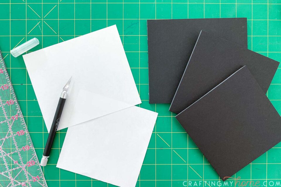 Simple Halloween Signs from Paper • Crafting my Home