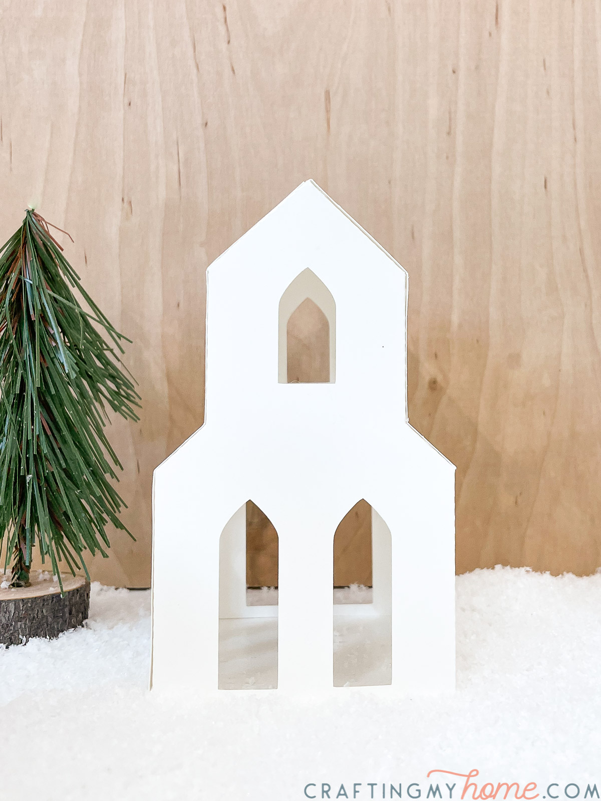 Beautiful Paper Christmas Village DIY • Crafting my Home