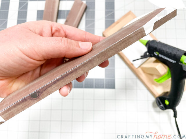 Decorative Wooden Sled Paper Craft • Crafting my Home