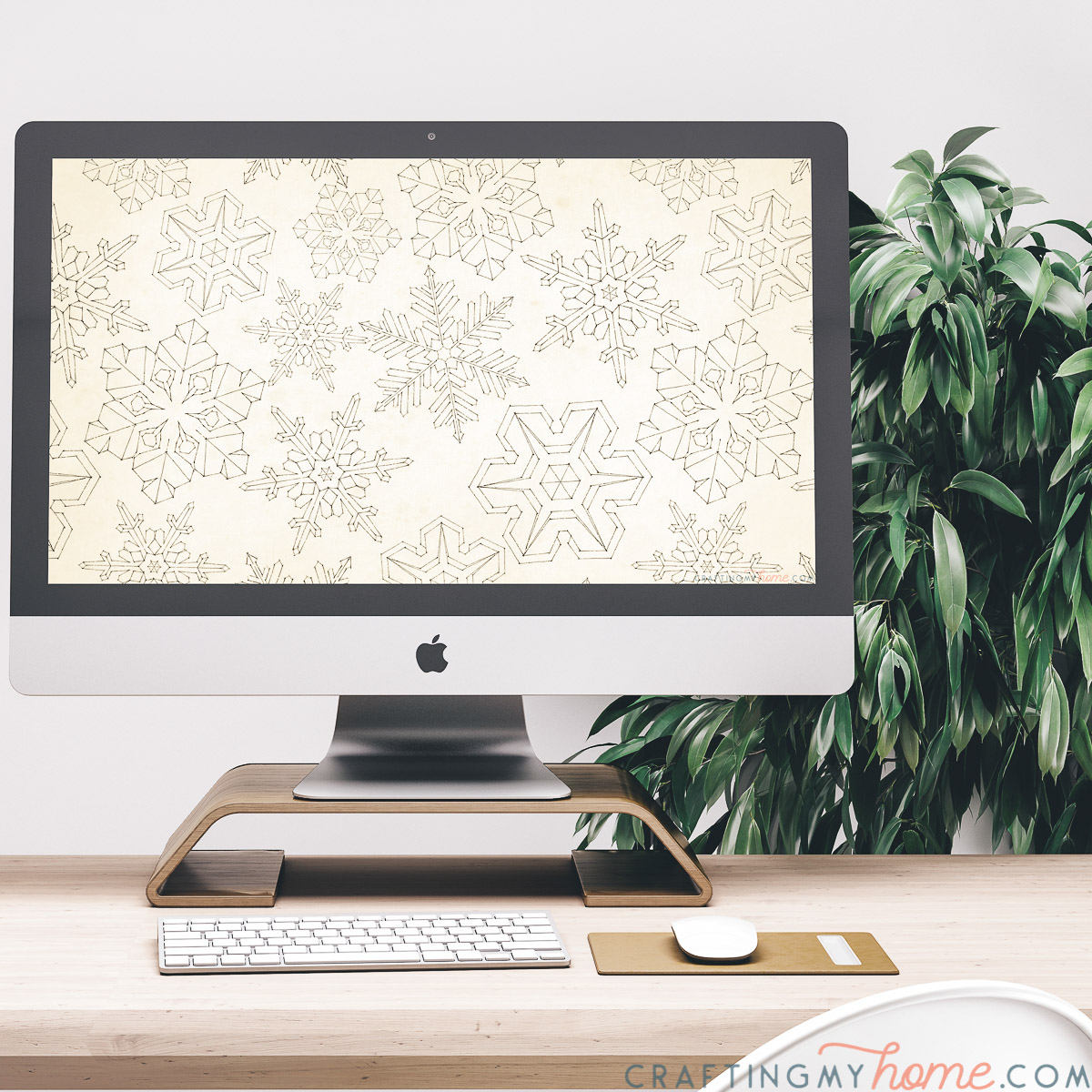 Free Digital Wallpaper for December • Crafting my Home