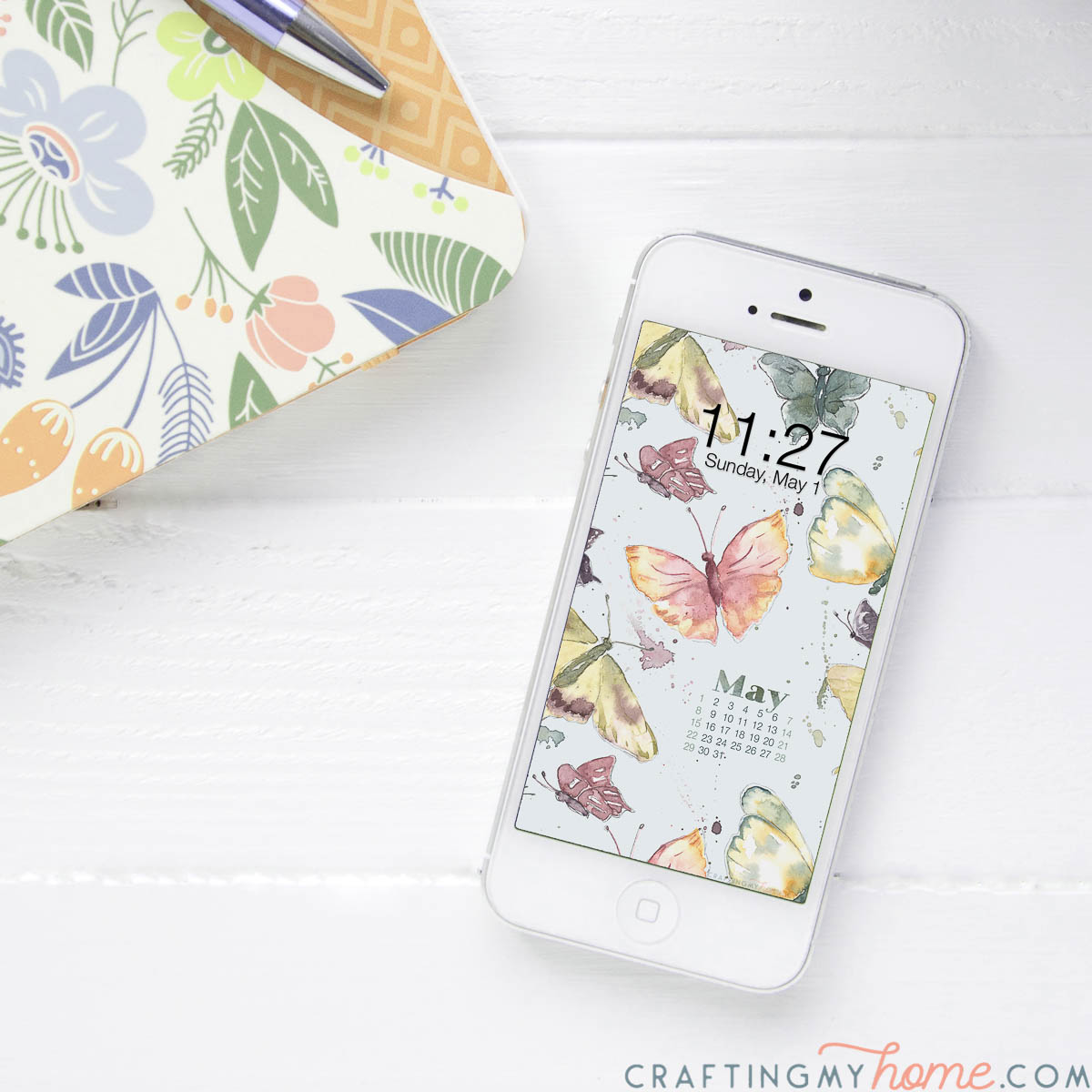 Free Digital Wallpaper for May • Crafting my Home
