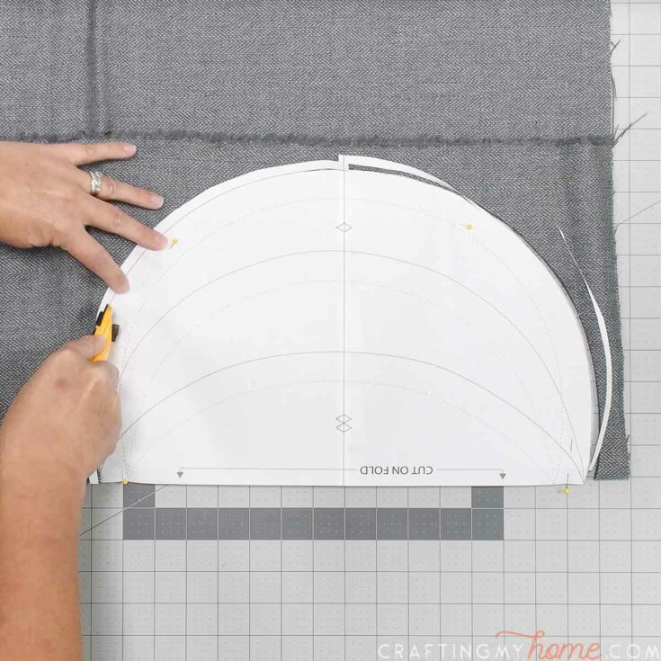 Cozy Modern Pumpkin Pillow • Crafting my Home