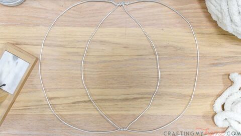 Easy Wire Pumpkin Wreath • Crafting my Home