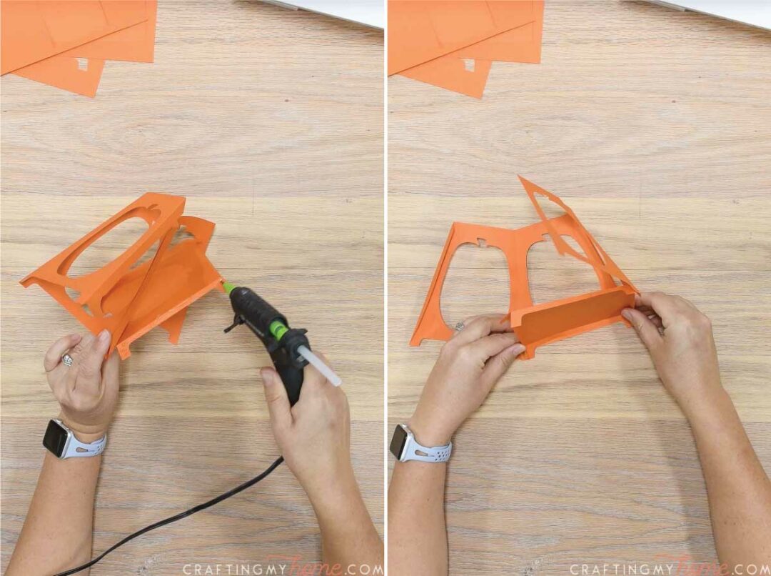 Tapered Paper Pumpkin Lanterns for Fall • Crafting my Home