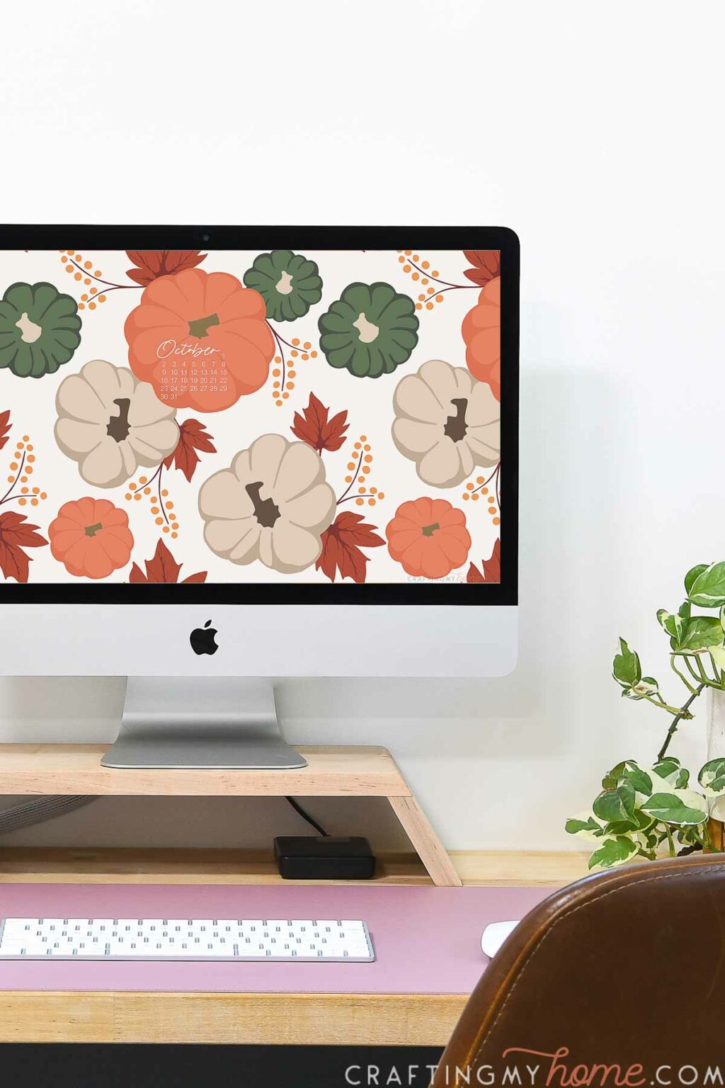 Free Digital Wallpaper for October • Crafting my Home