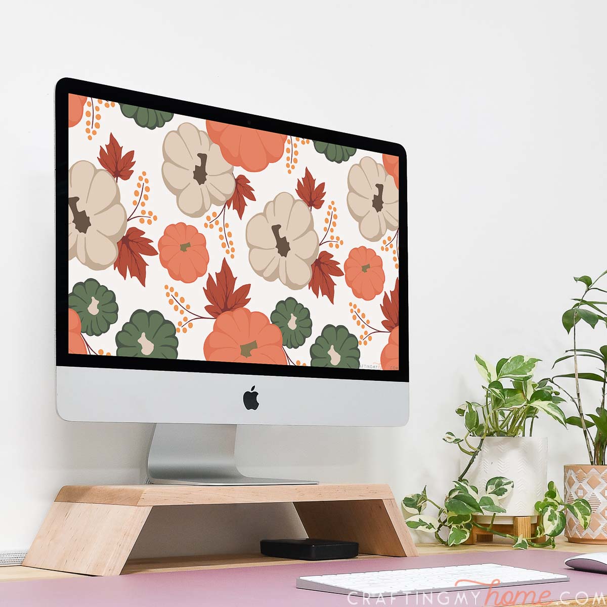 Free Digital Wallpaper for October • Crafting my Home